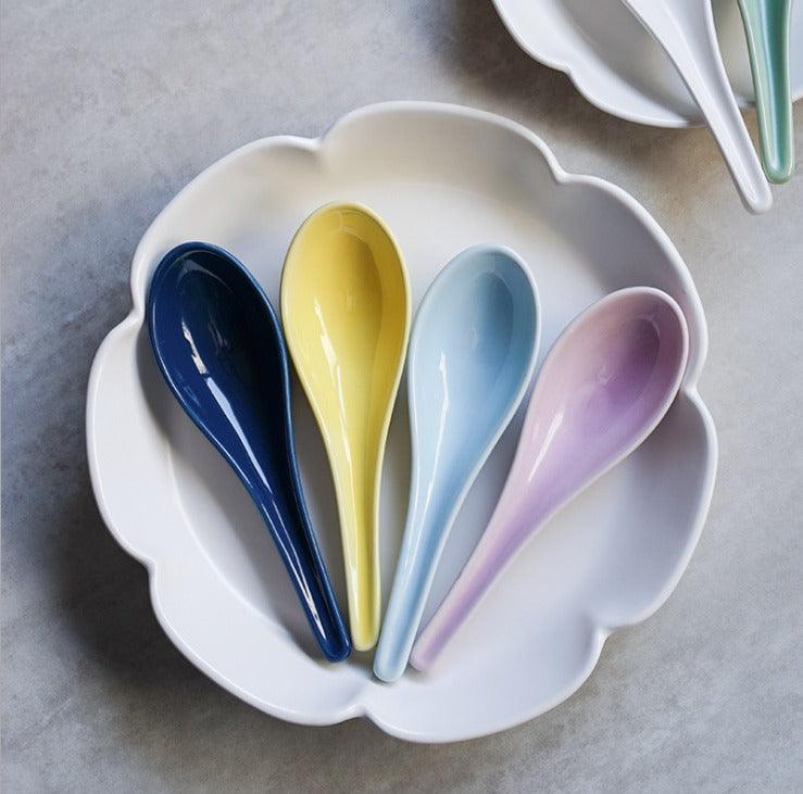 【預購】馬卡龍色 直柄中式陶瓷湯勺 (2入) – Cnjpkitchen ️ 🇯🇵日本廚具 家居生活雜貨店